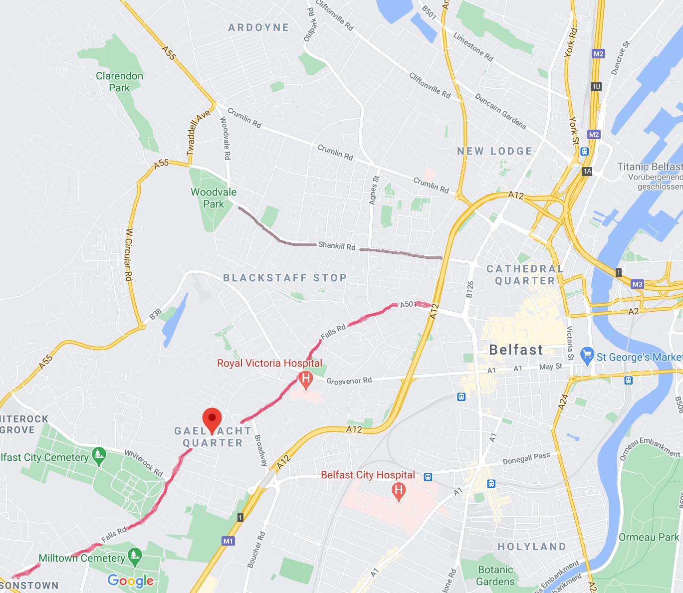 Belfast – Falls Road Mural Tour – Fotografie und Reisen